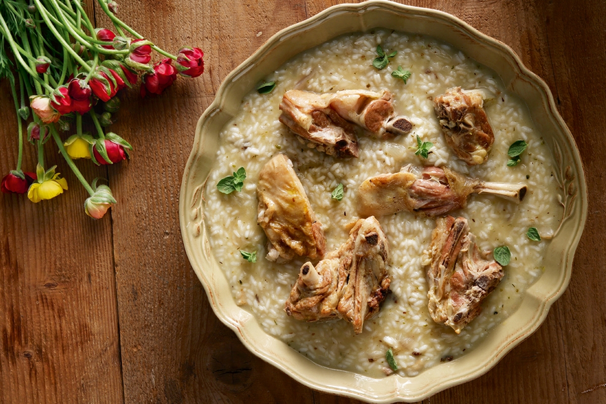 Κρητικό Γαμοπίλαφο με Στακοβούτυρο | Τerrapapers